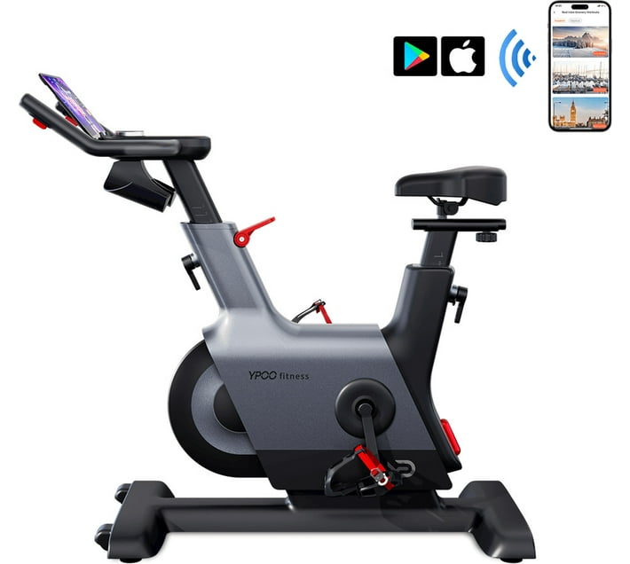 Buy Pro-SportZ YPOO Indoor Cycles Cardio Exercise Bike (Black, White ...