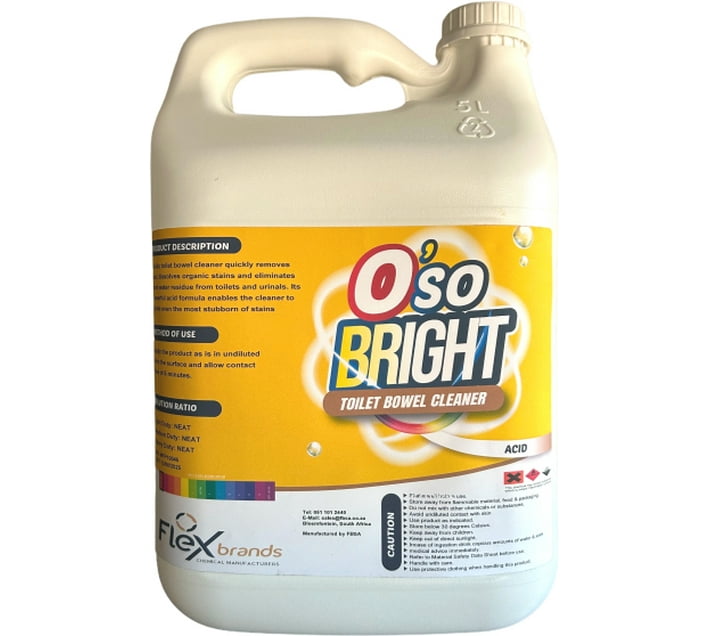 O'SO BRIGHT TOILET BOWEL CLEANER Liquid Toilet Cleaner (5 L) | Makro