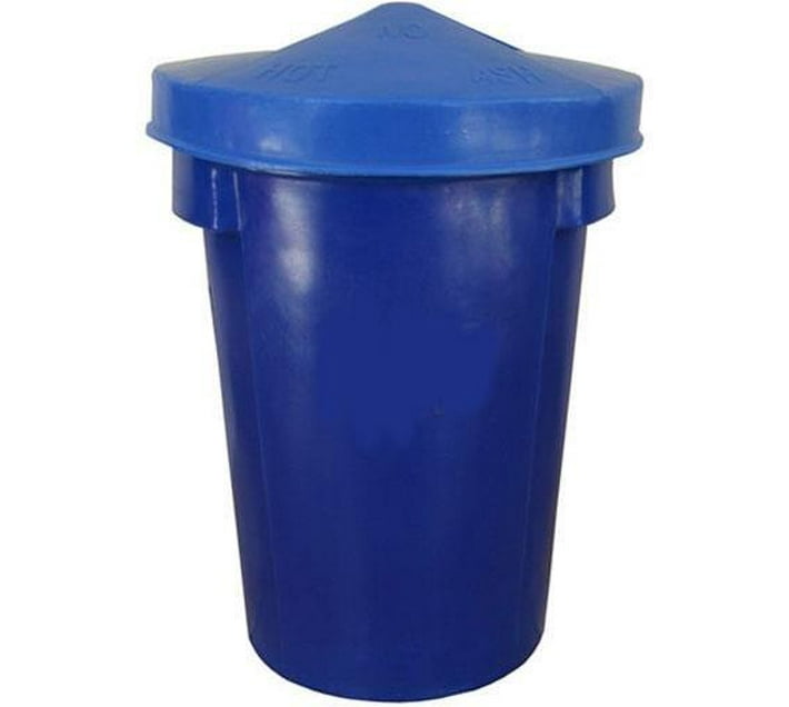 Buy better buys DEL-85LDBBLU Plastic Dustbin (Blue) in Bulk | Makro ...