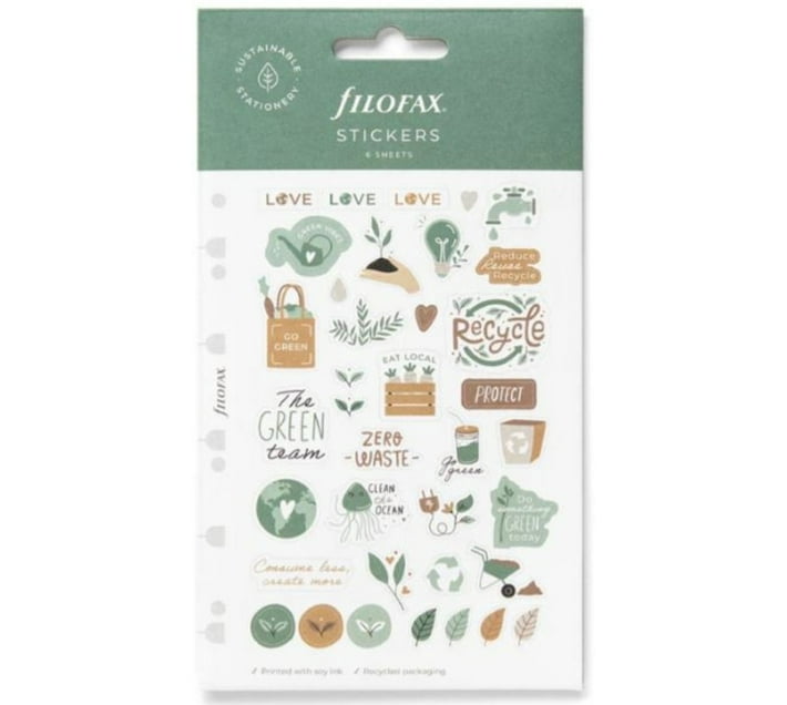 Filofax 164 mm stickers eco essential Reusable Sticker | Makro