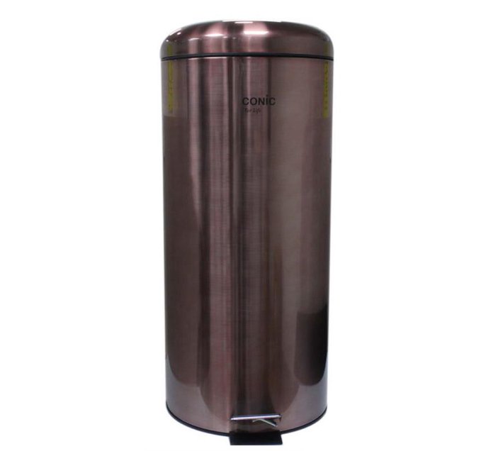 Someone’s in a Makro Round Pedal Bin Rose gold - 30L Mood