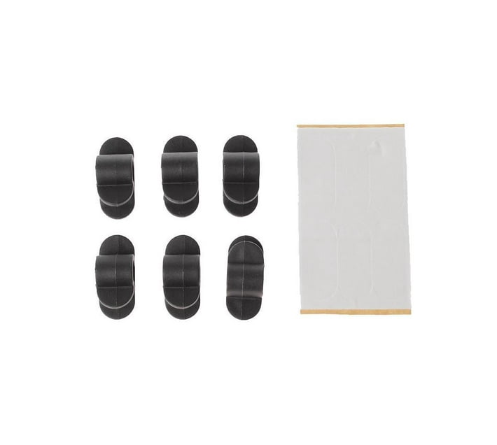 Someone’s in a Makro PVC Cord Clip with Self-Adhesive Tape - Black (6 ...