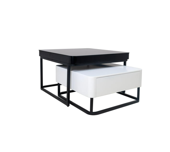 Someone’s in a Makro Darcy Black And White Nesting Coffee Table Mood