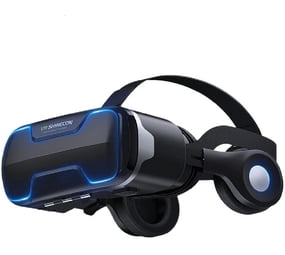 Ashcomonline Virtual Reality Glasses Headset Bluetooth Headset (On the ...