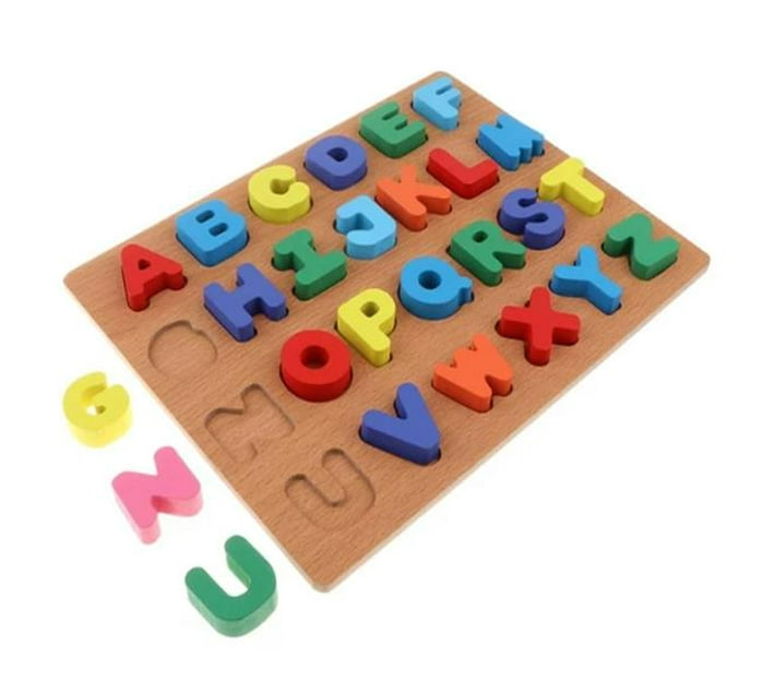 Someone’s in a Makro Kids Wooden Alphabet Set, Letter Puzzles for ...