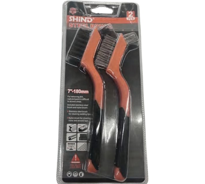 Shind SD-32758 Broken End Straight Wire Brush (Pack of 2) | Makro