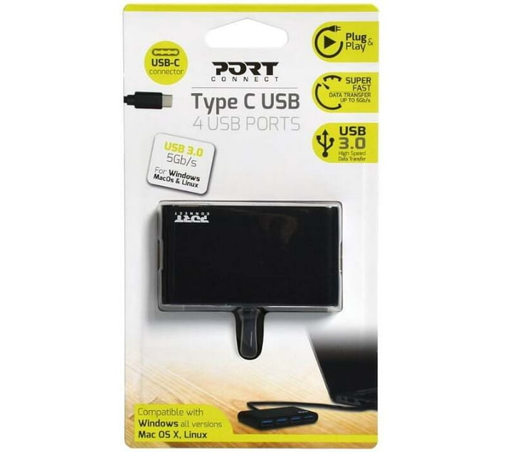 Port 900123 Docking Station For Laptop (Black) | Makro