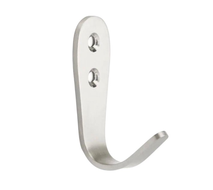 Someone’s in a Makro Pack of 5 x Robe Hook. Stainless Steel. Large Mood