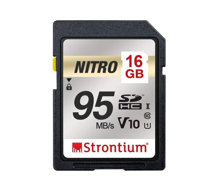 Someone’s in a Makro Strontium 16GB NITRO 95MB/s SD Card Mood