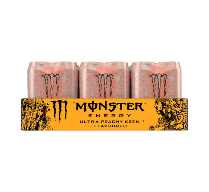 Buy Monster Ultra Energy Drink Ultra Peachy (24 x 500ml) in Bulk ...