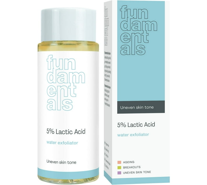 Fundamentals Skincare 5% Lactic Acid | Exfoliating Toner | Pigmentation ...