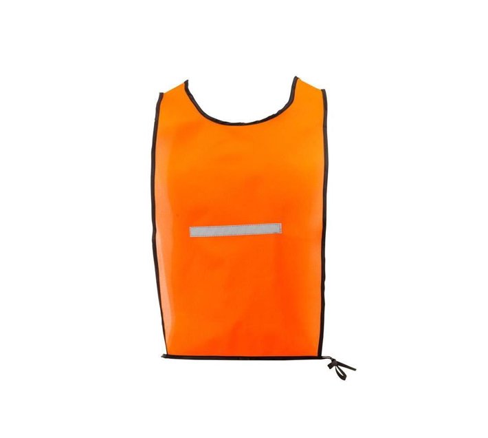Someone’s in a Makro DAY-GLOW Orange Maxi Bib With Reflective Strips Mood