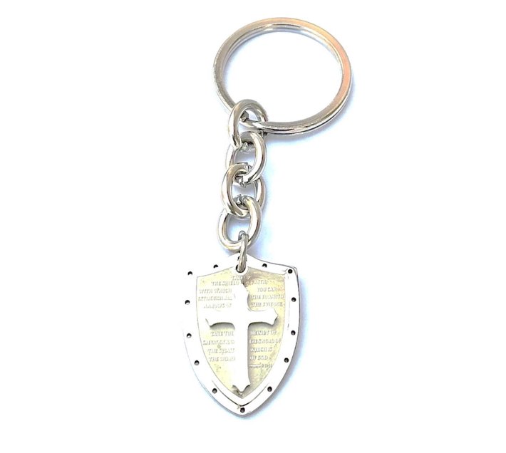 Someone’s in a Makro Shield of Faith - Key chain Mood