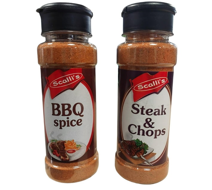 Scalli`s 200ml BBQ Spice, 200ml Steak & Chops Spice | Makro