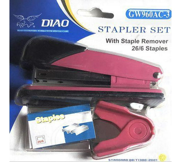 Someone’s in a Makro DIAO stapler set pink Mood