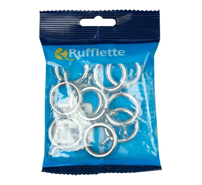 Rufflette 10 Pack Chrome Rings | Makro