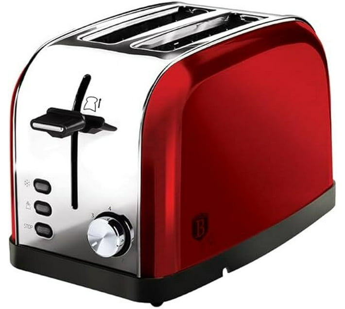 Berlinger Haus 2-Slice Stainless Steel Toaster - Burgundy 850 W ...