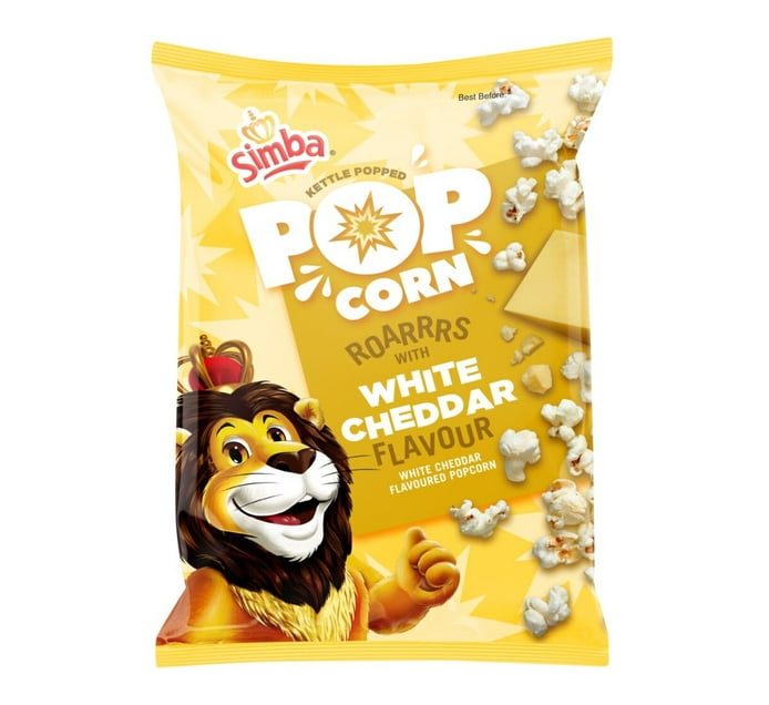 Simba Popcorn White Cheddar (16 x 90g) | Makro