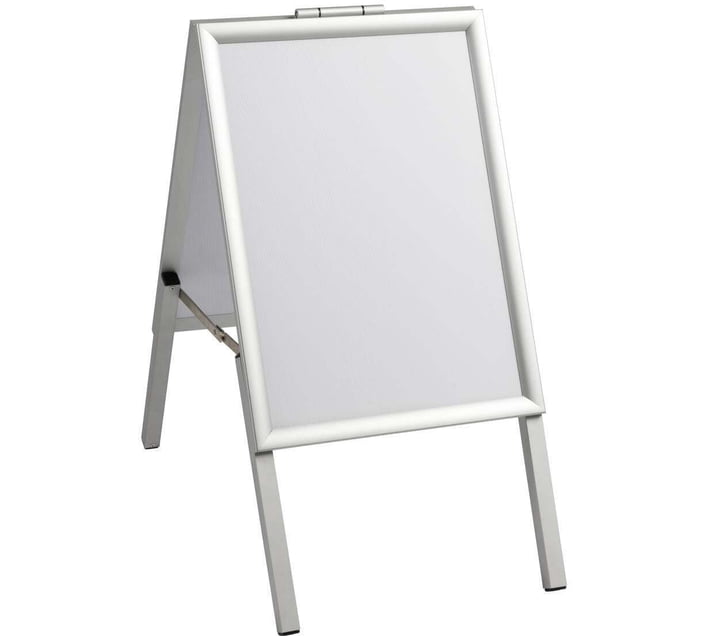 Clip Tite Display Systems White Rectangle Free Standing board (80 cm x ...