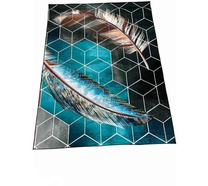 SMTE Multicolour Blended Area Rug (150 cm, X 200 cm, Rectangle) | Makro