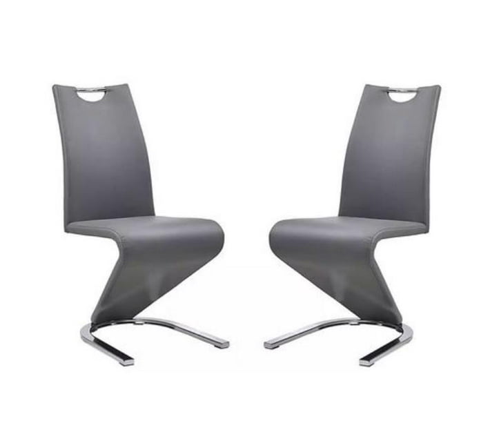 Someone’s in a Makro Set of 2 Z-Shape Luxury and Modern Dining Chairs ...