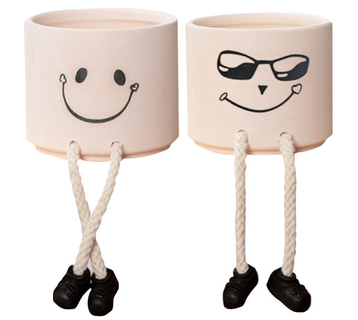 Someone’s in a Makro Home Garden Decor Mini Pot Plant With Hanging Legs ...