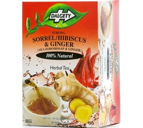 Dalgety Teas Sorrel/Hibiscus & Ginger Herbal Tea Herbal Infusion Tea ...