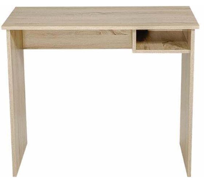 me&co NA Solid Wood Study Table (Free Standing, Finish Colour - Brown ...