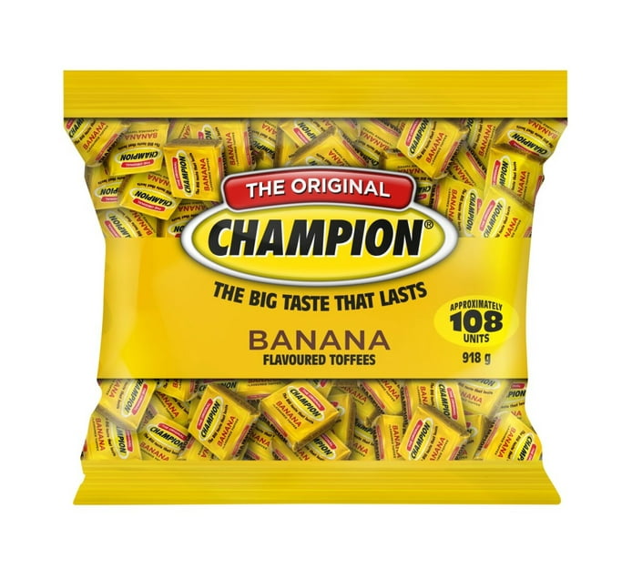 Someone’s in a Makro Champion Toffee Bag Banana (1 x 918g) Mood