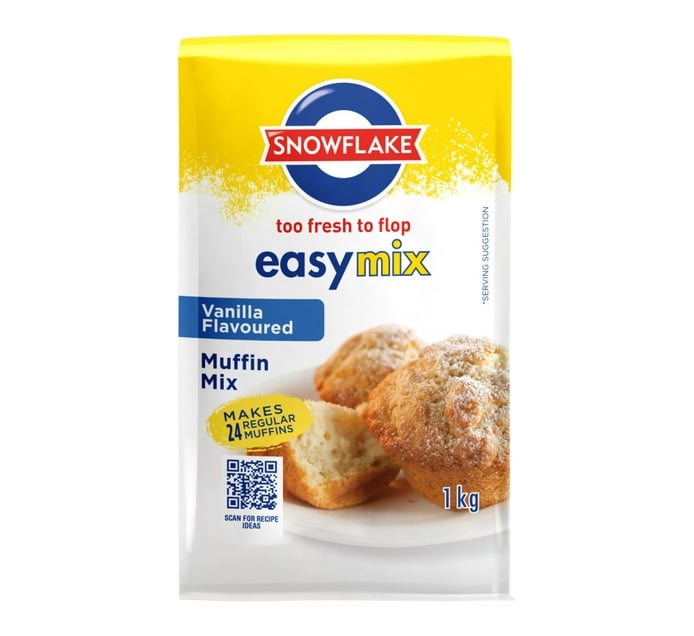 Buy Snowflake Vanilla Flavoured Muffin Mix 1kg in Bulk | Makro Business