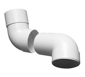 Marley Pipes Vynadeep Round Plain UPVC Downpipe White 3000 mm Builders ...