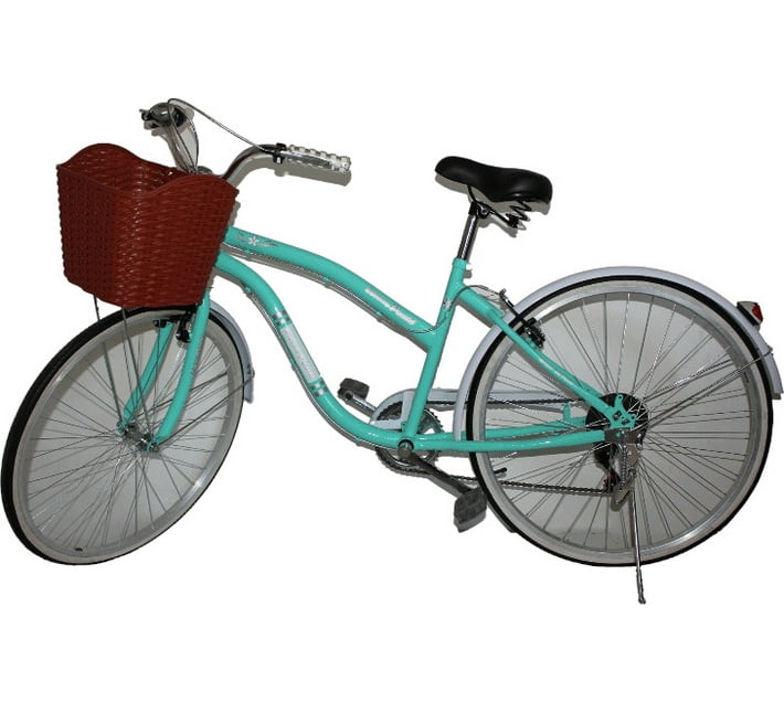 Embassy Pearl Ladies 26 Inch Bicycle Cruiser 26 inch (18 Gear, Green ...