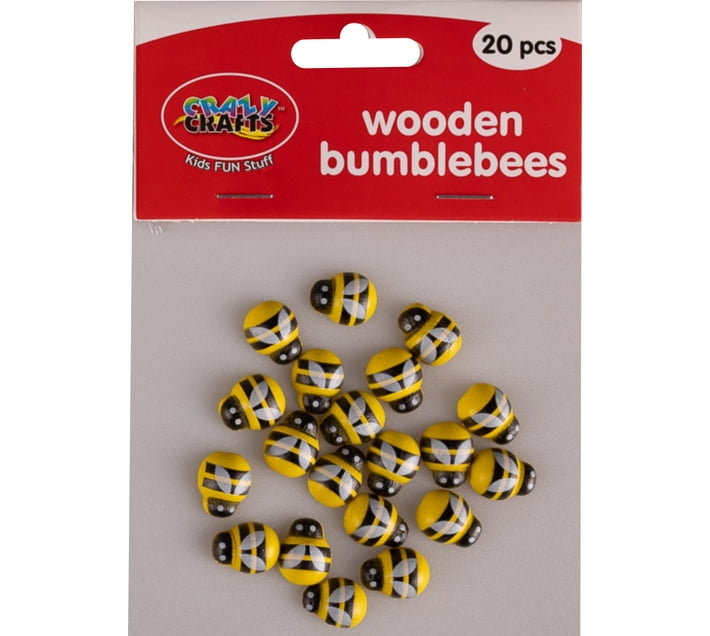 Crazy Crafts Wooden Bumblebee's Stickers & Scrapbooks Kit Art and Craft ...
