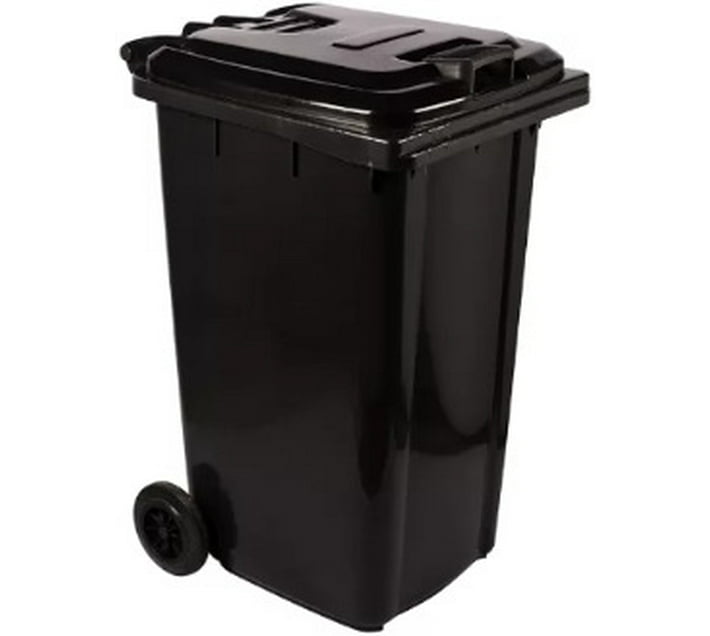Buy 120L Black Dustin SA-120LB Plastic Dustbin (Black) in Bulk | Makro ...