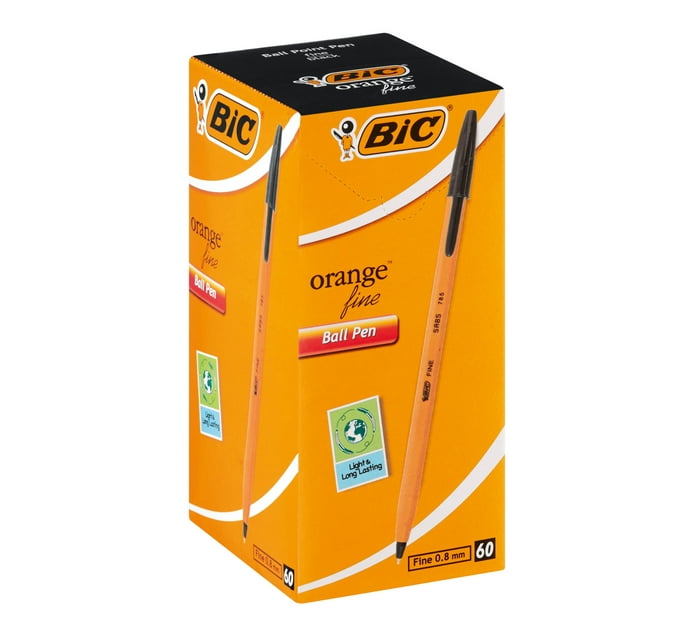 BIC orange Fine Ball Pen (60 Pack) | Makro