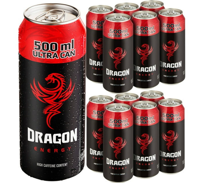 Buy Dragon Red Energy Drink 500ml Energy Drink (Red Energy Flavoured ...