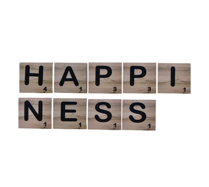 Someone’s in a Makro Happiness Scrabble Tile Wall Art Mood