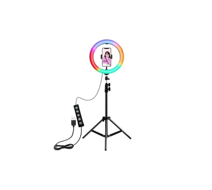 Someone’s in a Makro DW 14-Inch Rgb Led Ring Light With Stand - For ...