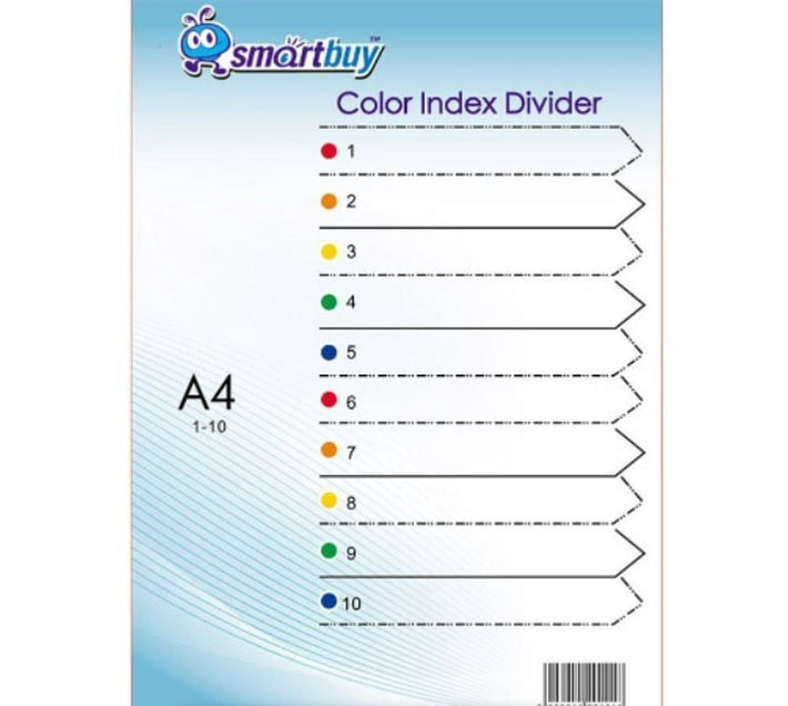 Buy Smartbuy SMA002 Binder Index Divider (Compatible Paper Size A4) in ...