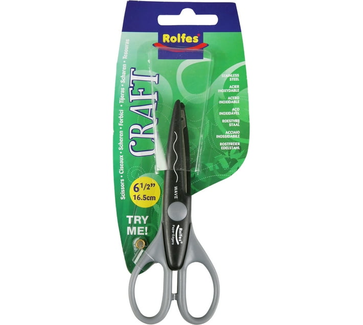 Rolfes Decorative Craft Paper Edger Scissor, 16.5cm / 6.5 Inch Length ...