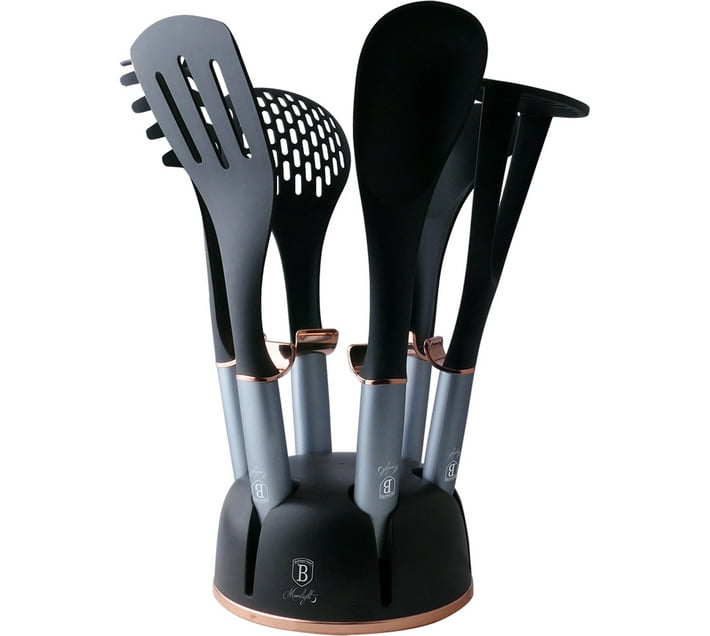 Berlinger Haus Kitchen Utensil Set Moonlight Edition Nylon Cooking ...