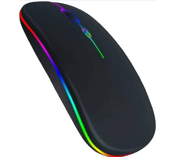 Generic Wireless Mouse, Led Slim Dual Mode(bluetooth 5.2 And 2.4g ...