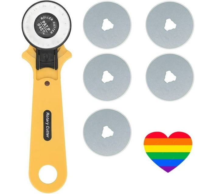 The Good Sport Craft Tools Hand Held Rotary Cutter with 5 Blades ...