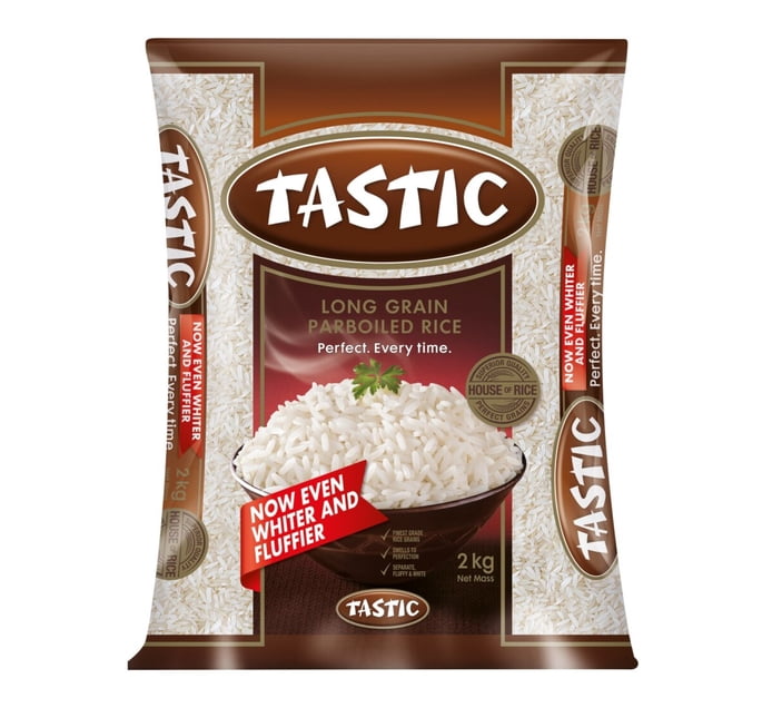 Buy Tastic Long Grain Parboiled Rice 2kg in Bulk | Makro Business
