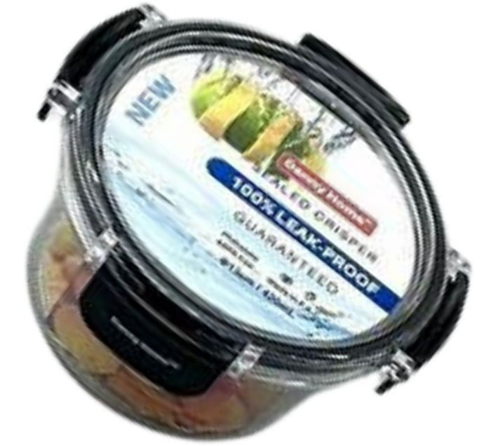 Generic Plastic Utility Container - 1850 ml (Black) | Makro