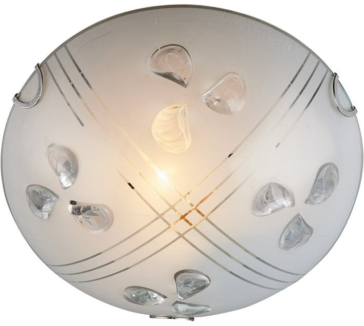 ASA Fasteners 9958/S Glass Ceiling Light LED, Incandescent Ceiling Lamp ...