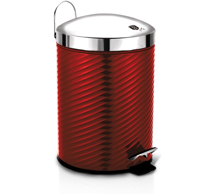 Berlinger Haus BH-6421 Stainless Steel Dustbin (Red) | Makro