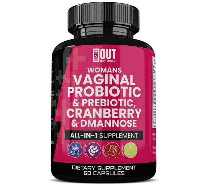 Inside Out Beauty Womans Vaginal Probiotic & Prebiotic None Capsules ...