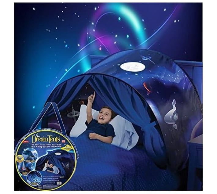 Generic Space Adventure Dream Bed Tent With Remote Light Play Tents ...