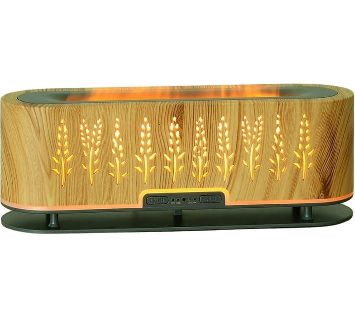 Generic Room F25-4-2 Wood Grain Flame Air Diffuser Humidifier () | Makro